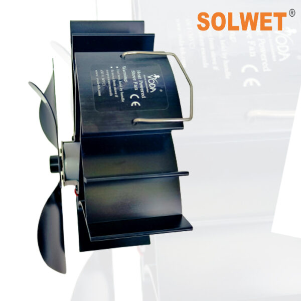 Buy Small Size Heat Powered Fireplace Stove Fan Online - Solwet
